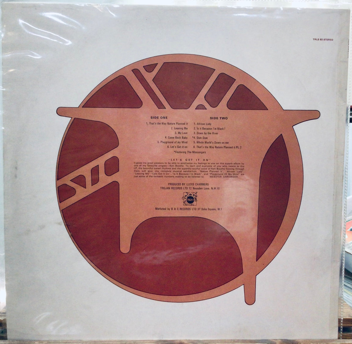 Ken Boothe – Let's Get It On – YLC-RECORDS