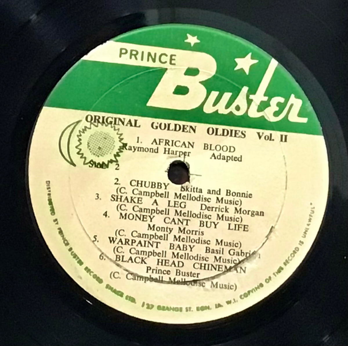Prince Buster – Prince Buster Record Shack Presents The Original Golde ...