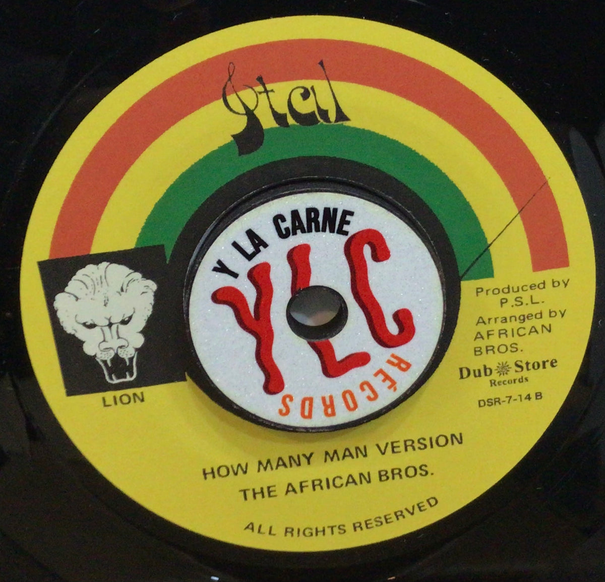 The African Bros - How Many Man – YLC-RECORDS