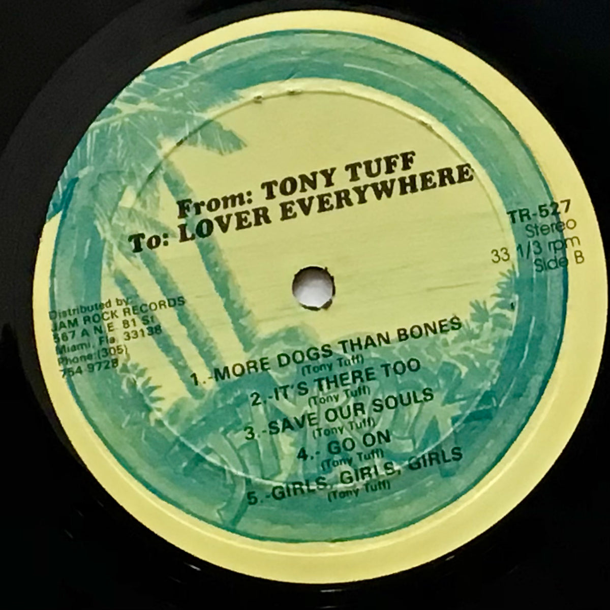 Tony Tuff - From Tony Tuff To Lovers Everywhere – YLC-RECORDS