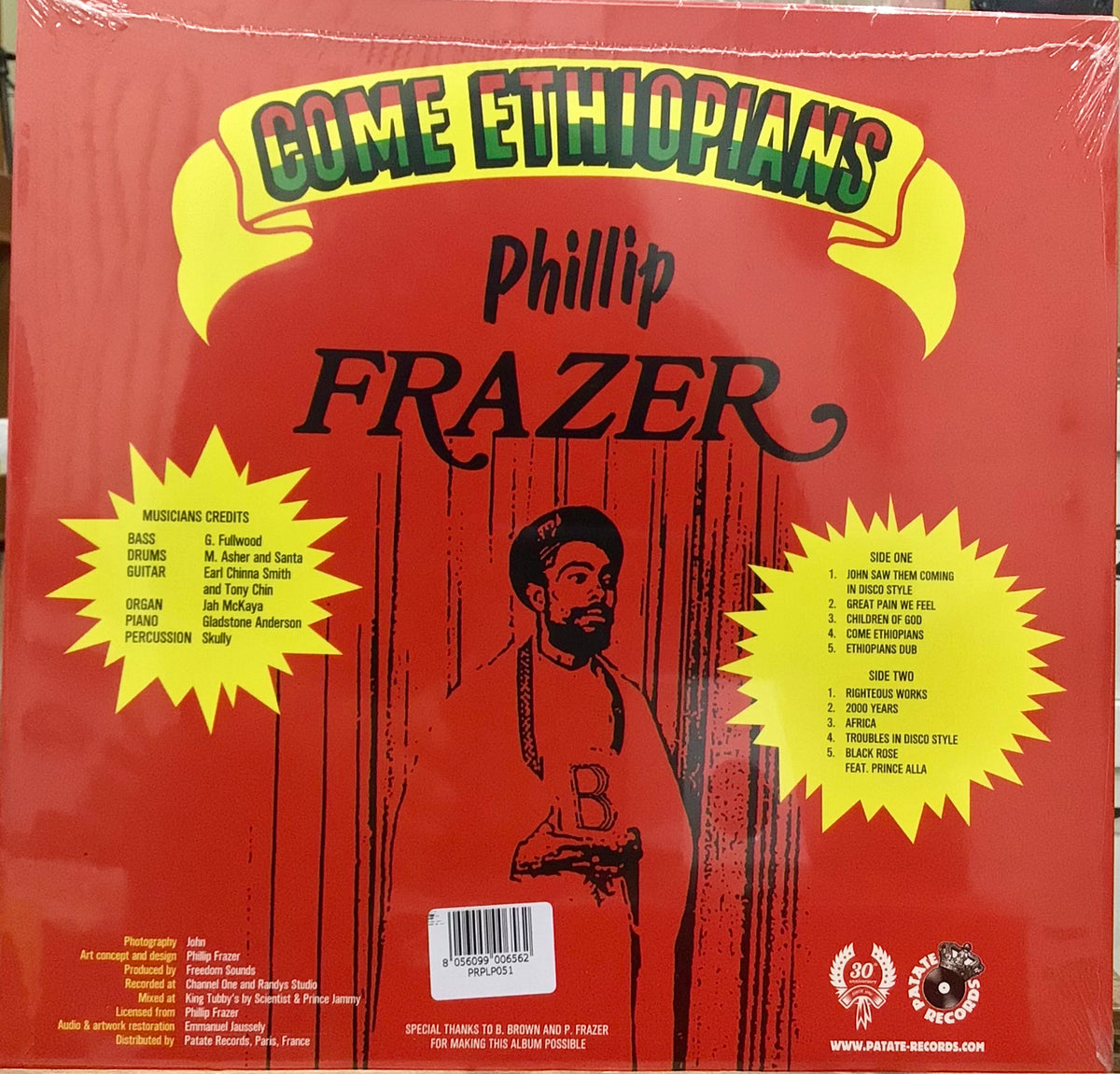 Phillip Fraser – Come Ethiopians (Deluxe Edition) – YLC-RECORDS