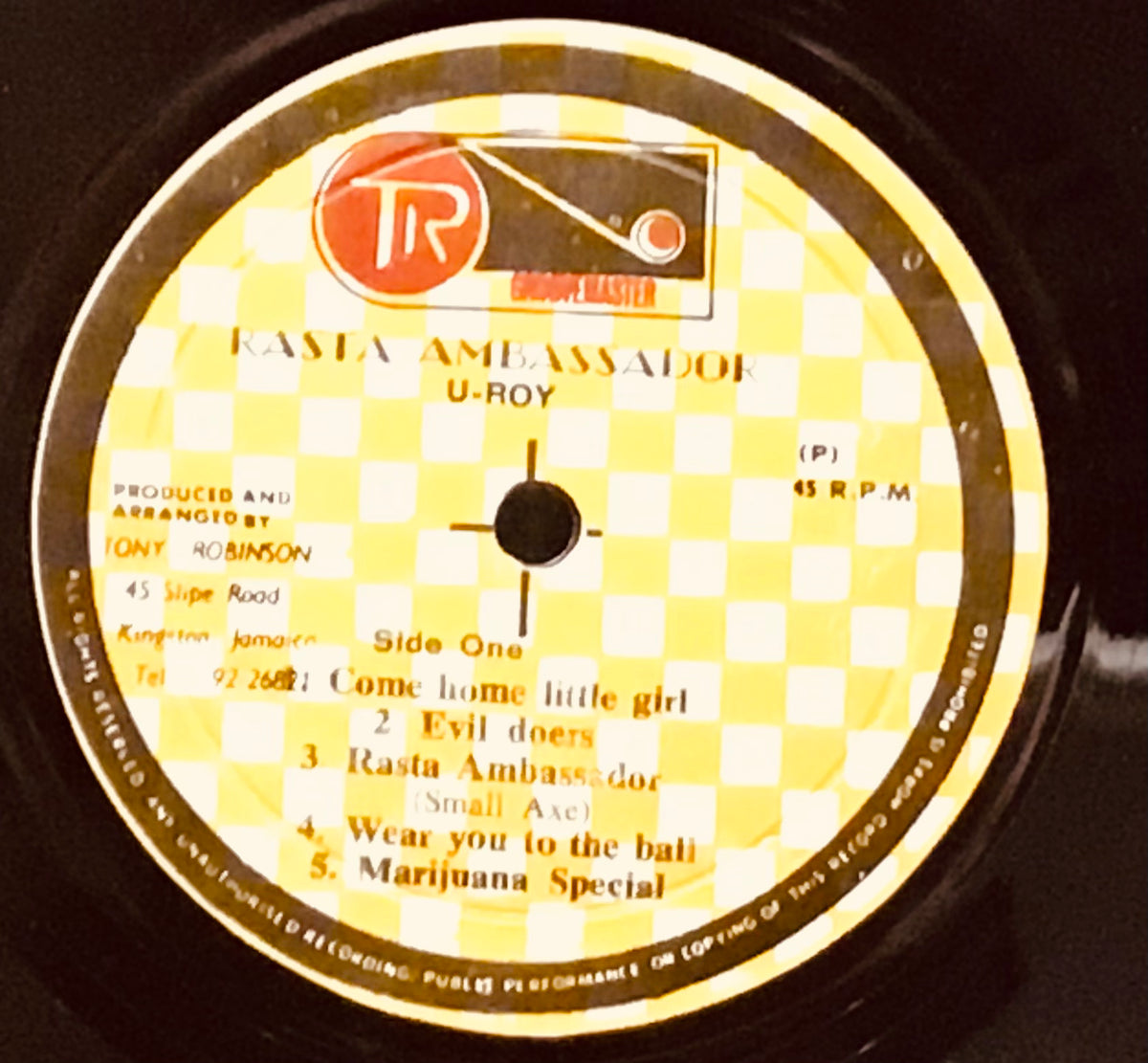 U-Roy – Rasta Ambassador – YLC-RECORDS