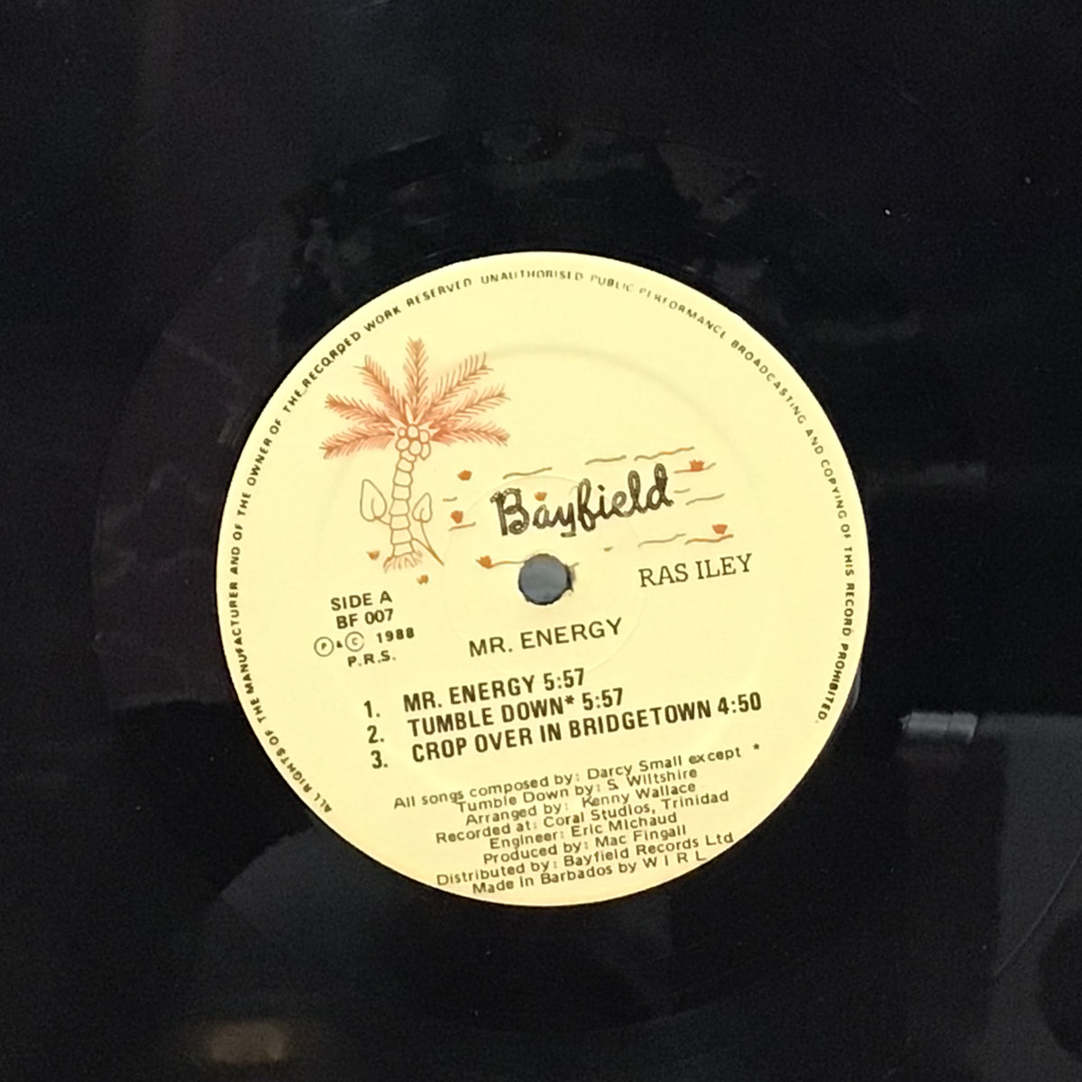 Ras Iley – Mr. Energy – YLC-RECORDS