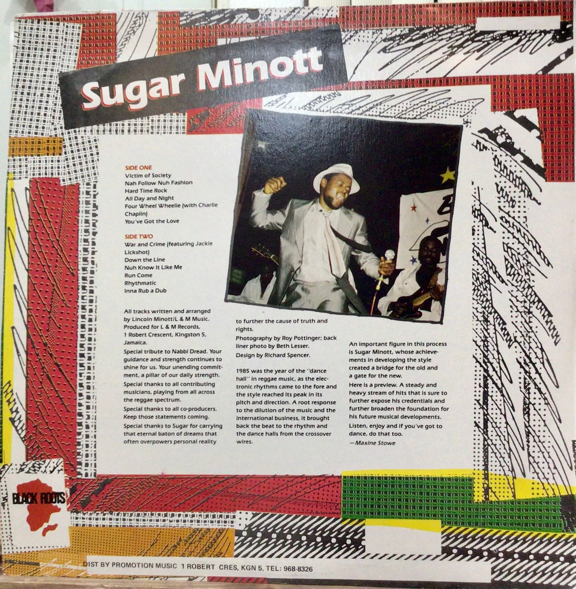 Sugar Minott – Inna Reggae Dance Hall – YLC-RECORDS