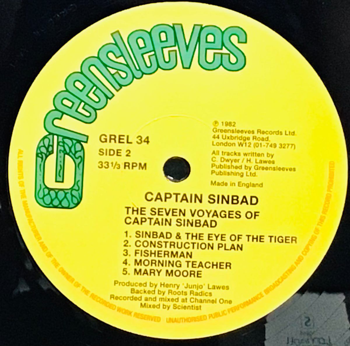 Captain Sinbad – The Seven Voyages Of Captain Sinbad – YLC-RECORDS